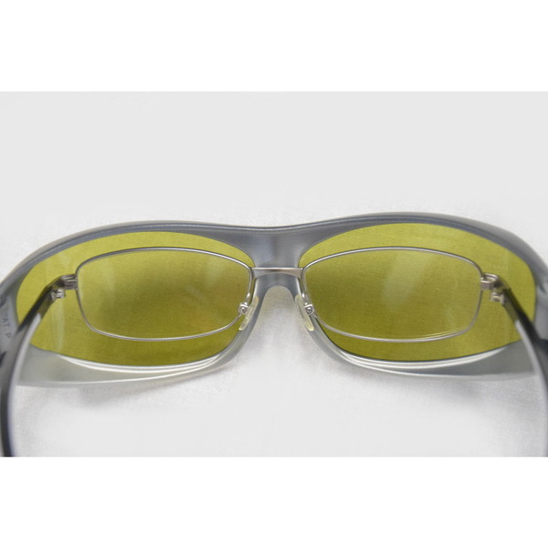 AXE SG605P GSV 偏光オーバーサングラス グラデーションシルバー