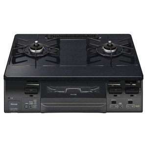 Rinnai RTS65AWK1RGA-AL-13A ブラック/レッド ラクシエ [ガスコンロ