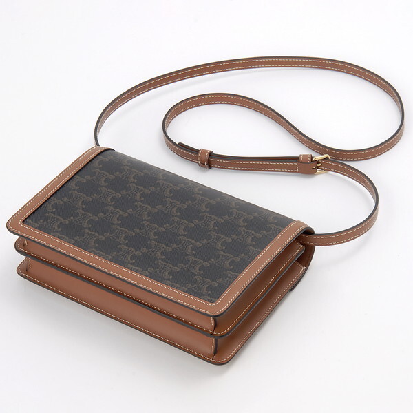 CELINE セリーヌ ショルダーバッグ ブラウン 11332 2EZH 04LU CELINE セリーヌ ショルダーバッグ ブラウン 11332 2EZH 04LU
