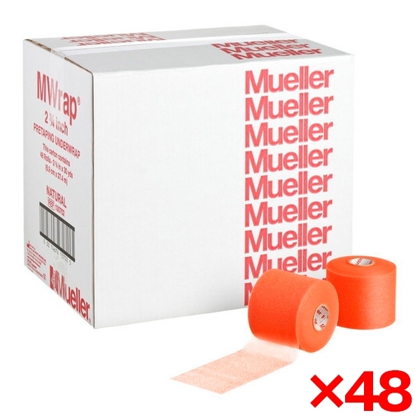 48個セット】MUELLER ミューラー Mラップカラー 70mm ビッグパープル 1