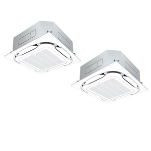 DAIKIN SZRC112BYD + KHRP58S211T Eco ZEAS S-ラウンドフロー標準タイプ [業務用エアコン 天カセ4方向 ツイン同時マルチ 4馬力 三相200V ...