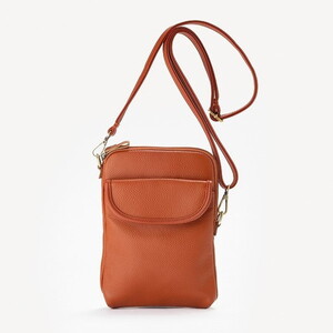 小田清 豊岡工房 牛革ダブルファスナーショルダーバッグ ブラック