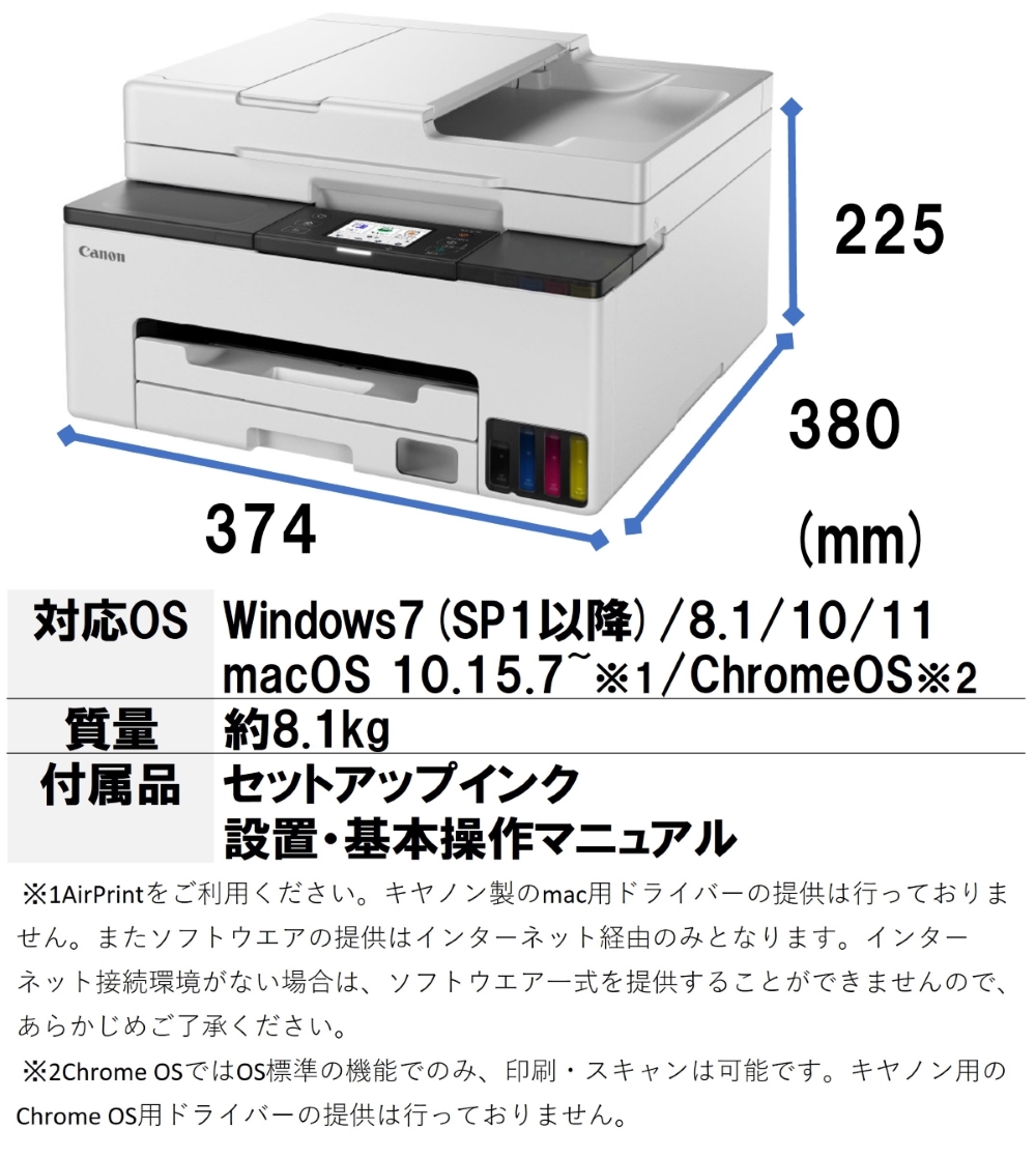 CANON GX2030 ホワイト系 [A4インクジェットプリンター 複合機(FAX/コピー/スキャナ)] | 激安の新品・型落ち・アウトレット 家電 通販 XPRICE - エクスプライス ...